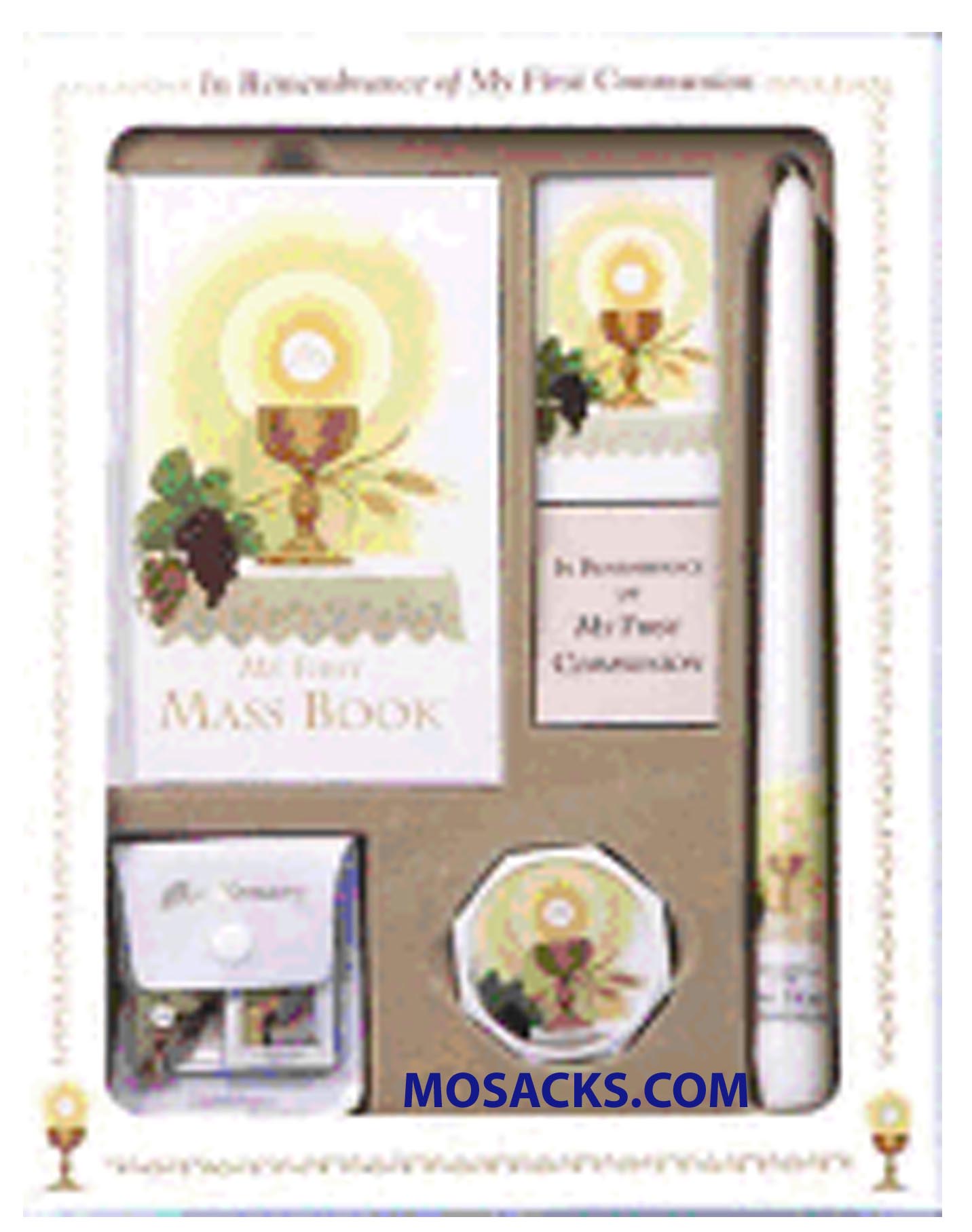 First Mass Book (My First Eucharist) Deluxe Set for girls 808/58G from ...